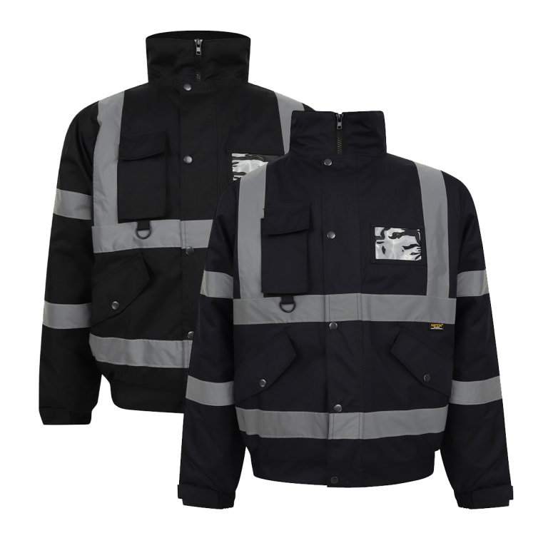 HIGH VISIBILITY SECURITY BOMBER JACKET – Kapton Work Wear